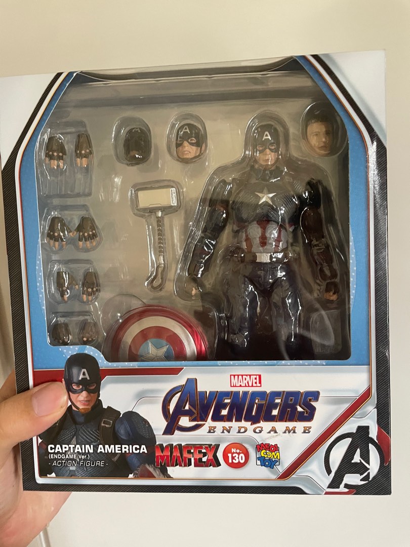 mafex captain America marvel legends avengers endgame no 130 medicom ...