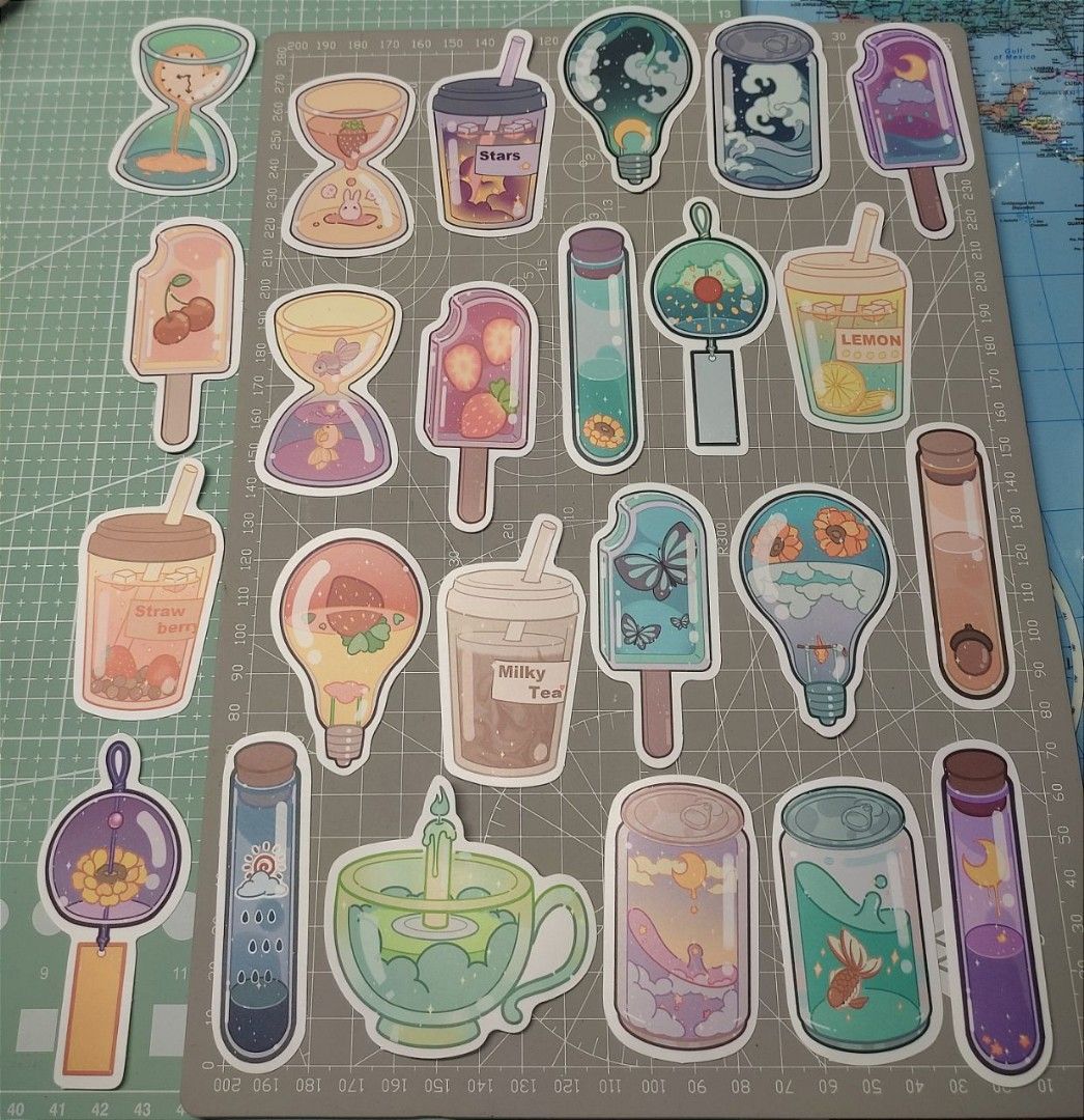 Magic vinyl Sticker flakes, Hobbies & Toys, Stationery & Craft ...