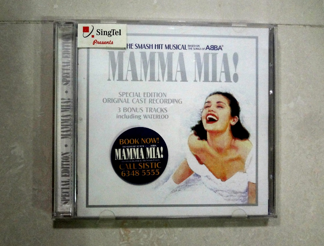 Mamma Mia! CD Special Edition Original Cast Recording, Hobbies & Toys ...