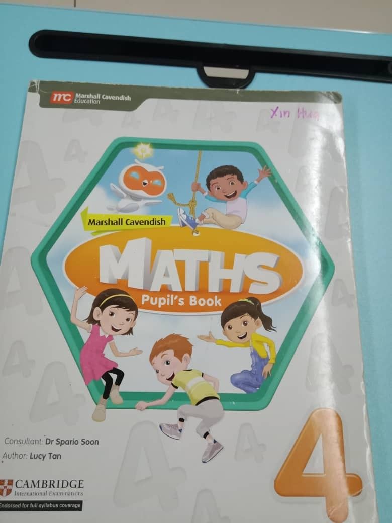 Maths year 4 textbook (price can negotiate), Hobbies & Toys, Books ...