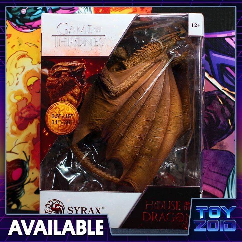 McFarlane House of the Dragon Wave 1 Syrax Statue Game Of Thrones ...