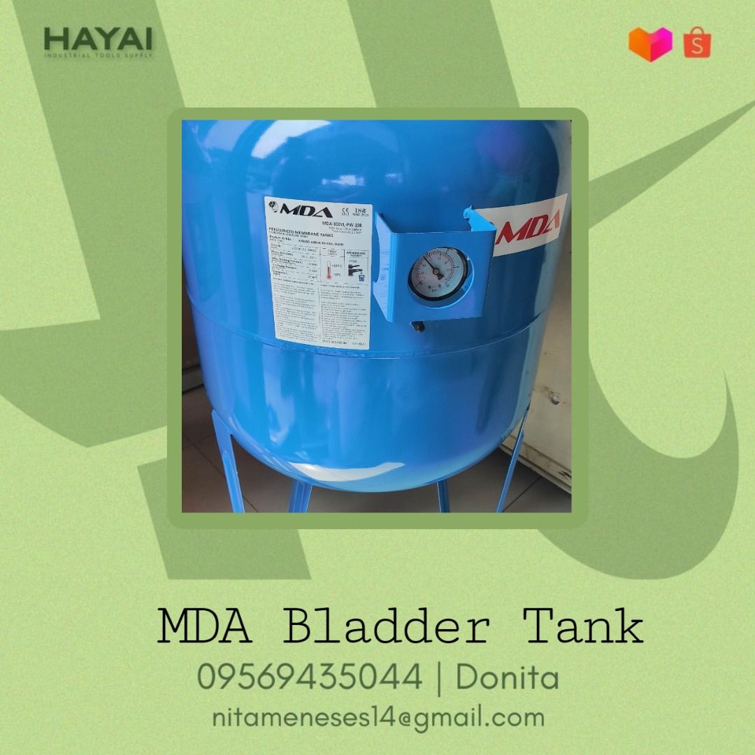 MDA Bladder Tank, Commercial & Industrial, Industrial Equipment on ...