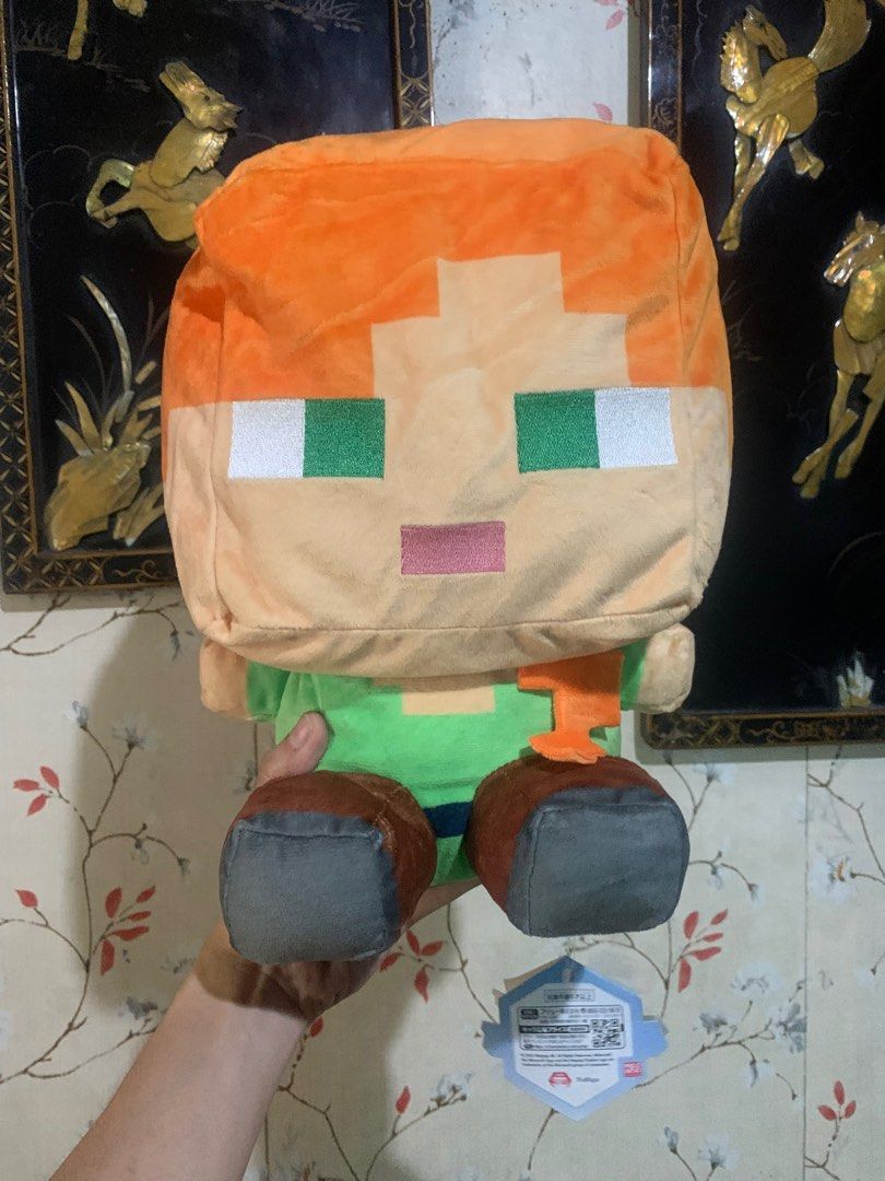 Minecraft Stuffed Toy Plush, Hobbies & Toys, Toys & Games on Carousell