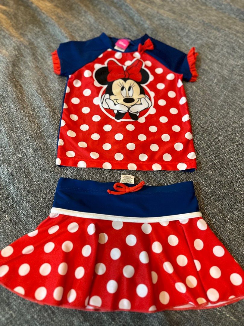 Minnie Mouse Swimwear, Babies & Kids, Babies & Kids Fashion on Carousell