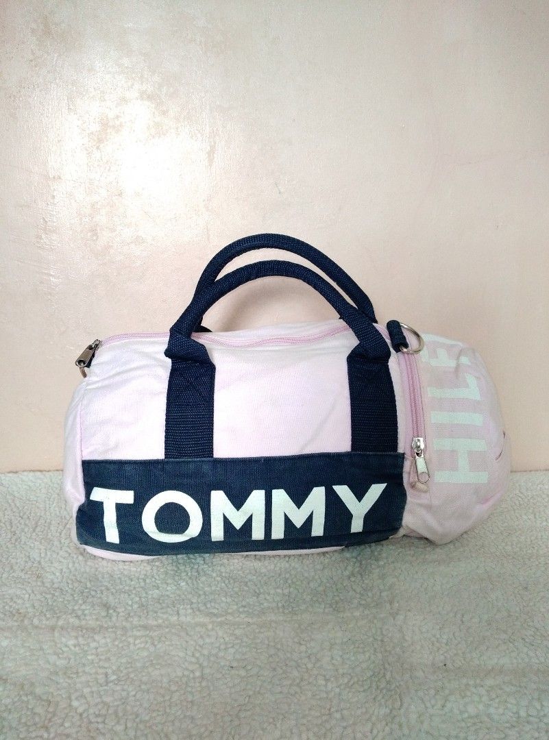 Missy's TOMMY Pink Mini Duffle Bag, Women's Fashion, Bags & Wallets ...