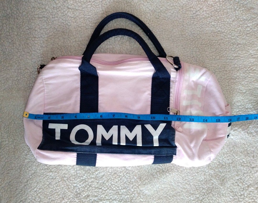 Missy's TOMMY Pink Mini Duffle Bag, Women's Fashion, Bags & Wallets ...