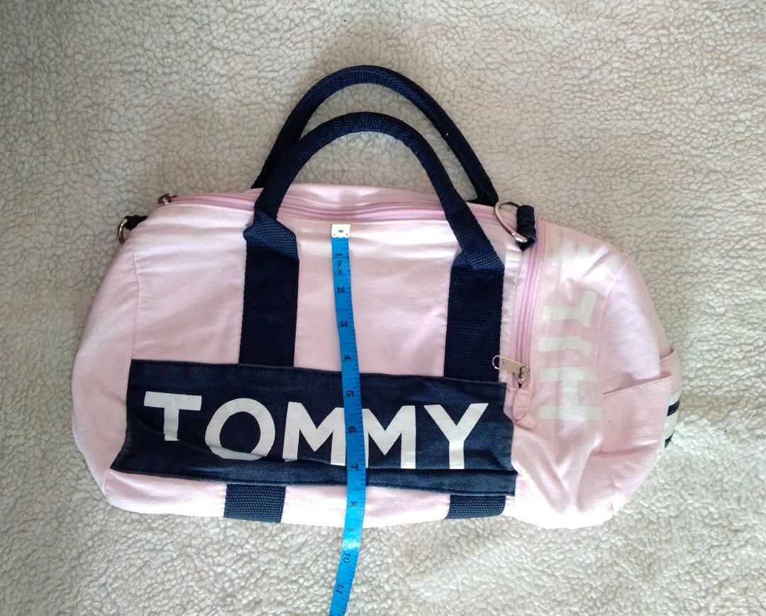 Missy's TOMMY Pink Mini Duffle Bag, Women's Fashion, Bags & Wallets ...