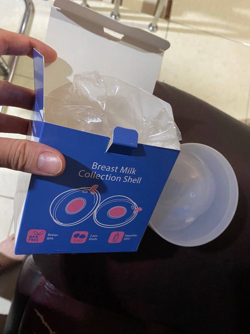 MOMI HOMI Breast Milk Collection Shell tempat / wadah penampung asi ...