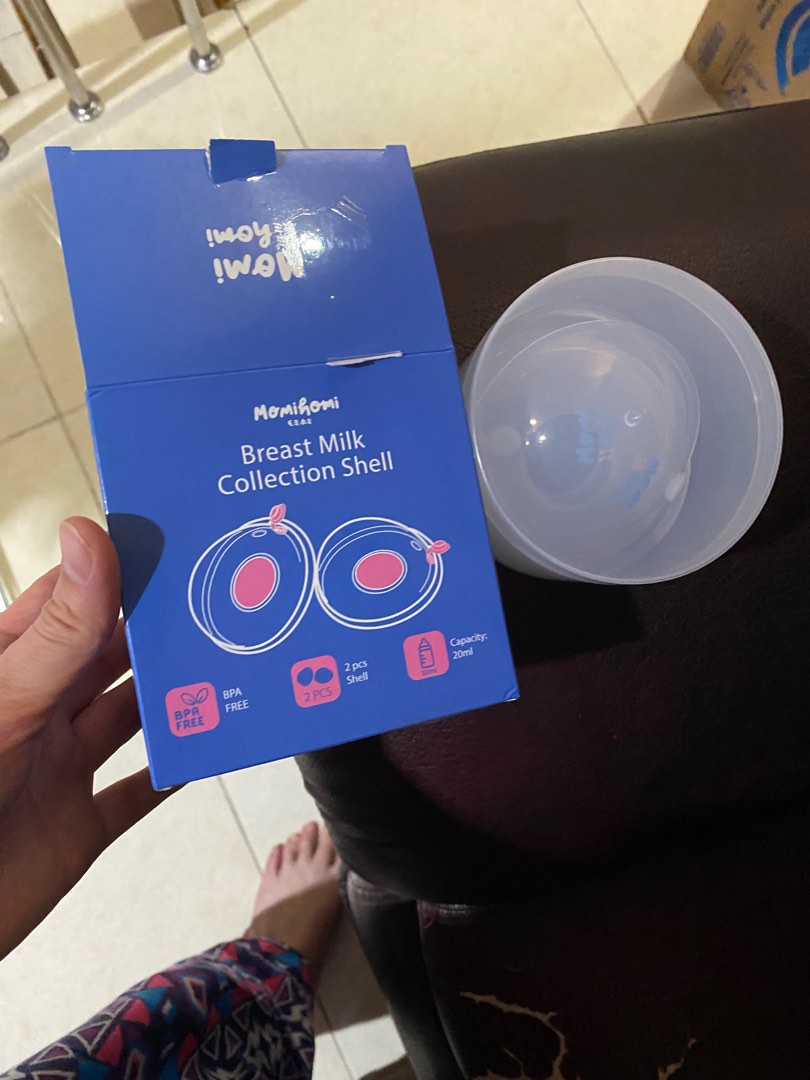MOMI HOMI Breast Milk Collection Shell tempat / wadah penampung asi ...