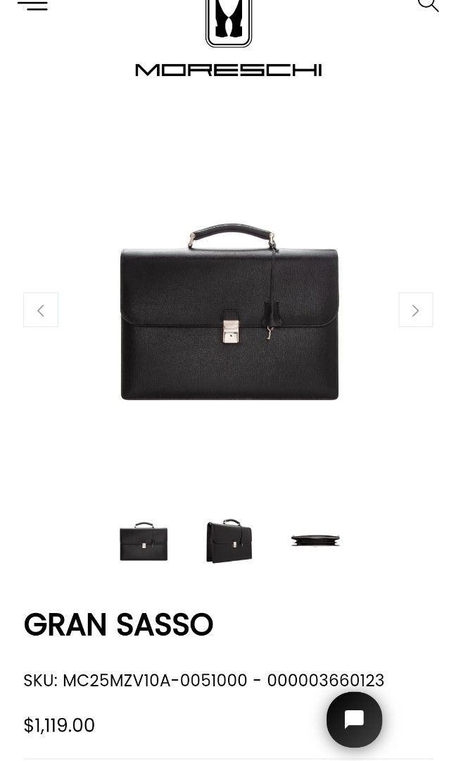 ORIGINAL Moreschi Men briefcase, Luxury, Bags & Wallets on Carousell
