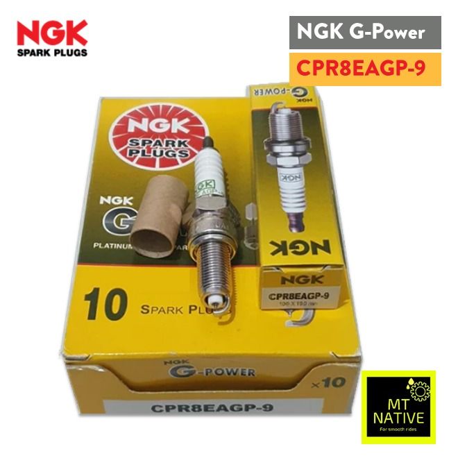 NGK G-Power motorbike Motorcycle Spark Plugs CPR8EA-9 CPR8EA9 CPR8EAGP ...