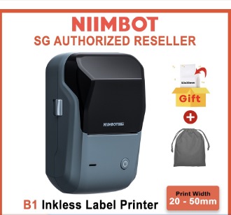 Niimbot B1 Thermal Label Printer Wireless Bluetooth Portable Inkless ...