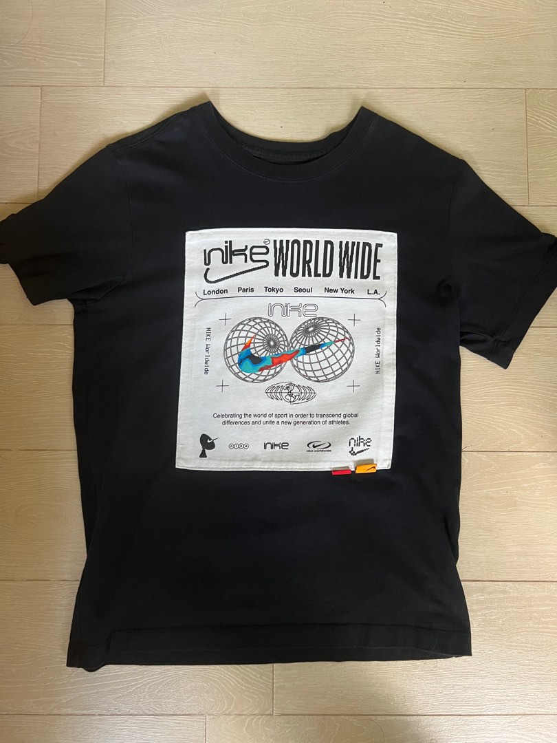 NIKE WORLDWIDE TEE, Men's Fashion, Tops & Sets, Tshirts & Polo Shirts on Carousell