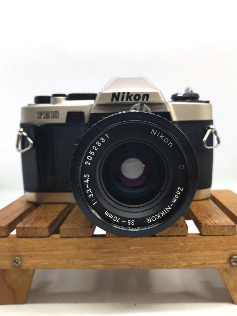 Nikon FE10 with 35-70mm f3.3-4.5, Photography, Cameras on Carousell