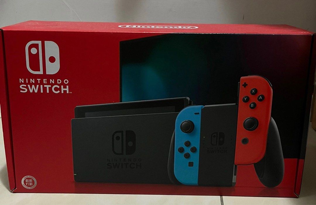[全新]Nintendo Switch 電光藍•電光紅 （電池持續時間加長版）, 電子遊戲, 電子遊戲機, Nintendo 任天堂 ...