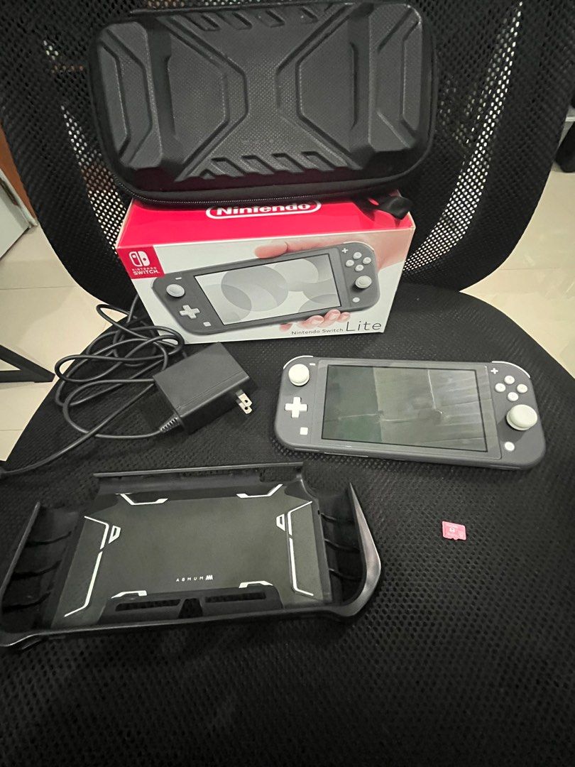 Nintendo Switch Lite Gray BUNDLE, Video Gaming, Video Game Consoles ...