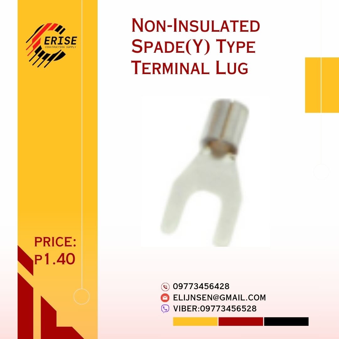 NON-INSULATED SPADE(Y) TYPE TERMINAL LUG, Commercial & Industrial ...