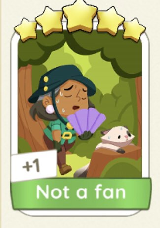 Not A Fan - Monopoly Go! 5-Star Sticker, Hobbies & Toys, Toys & Games ...