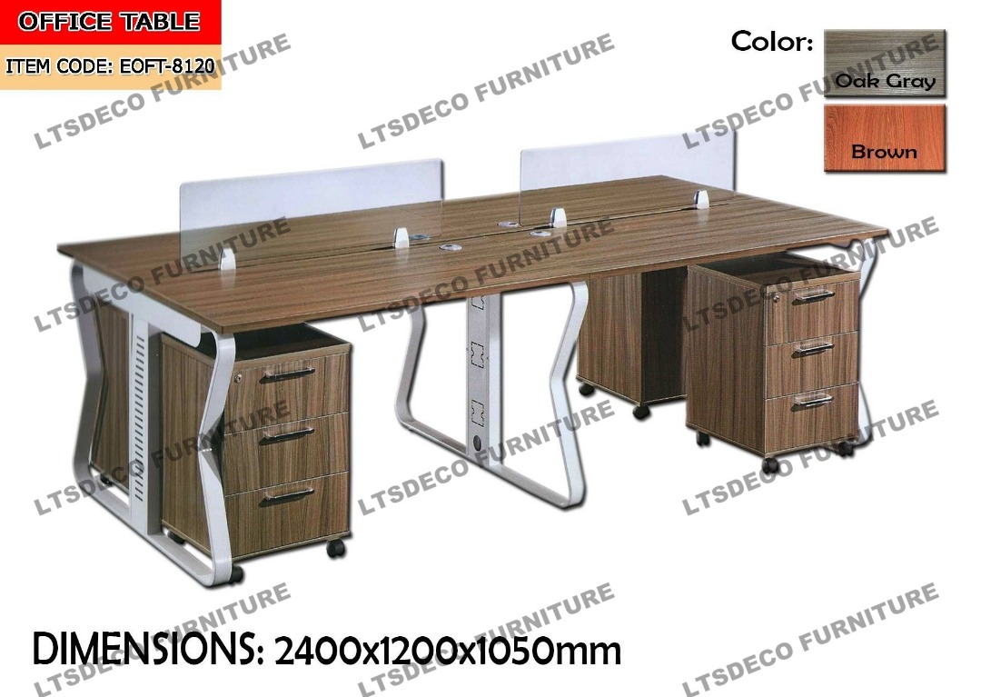 OFFICE TABLE DRAWER OFICE PARTITION, Furniture & Home Living, Furniture ...