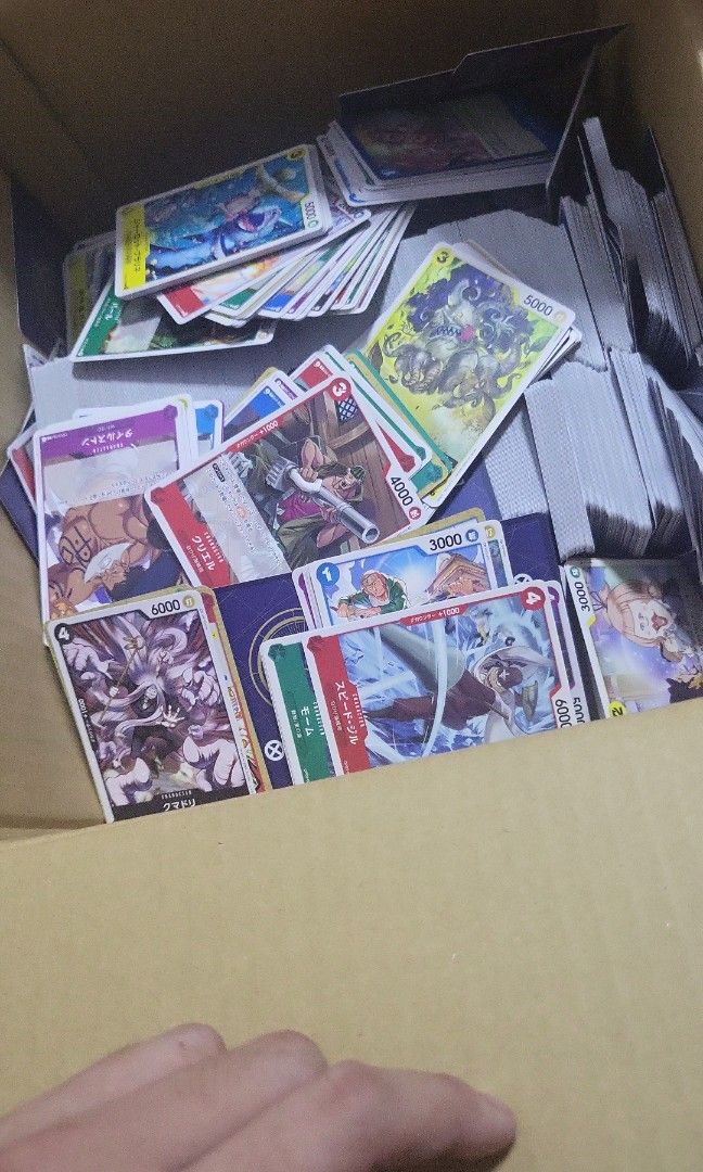 ONE PIECE TCG spare cards (4 crates), Hobbies & Toys, Toys & Games on ...