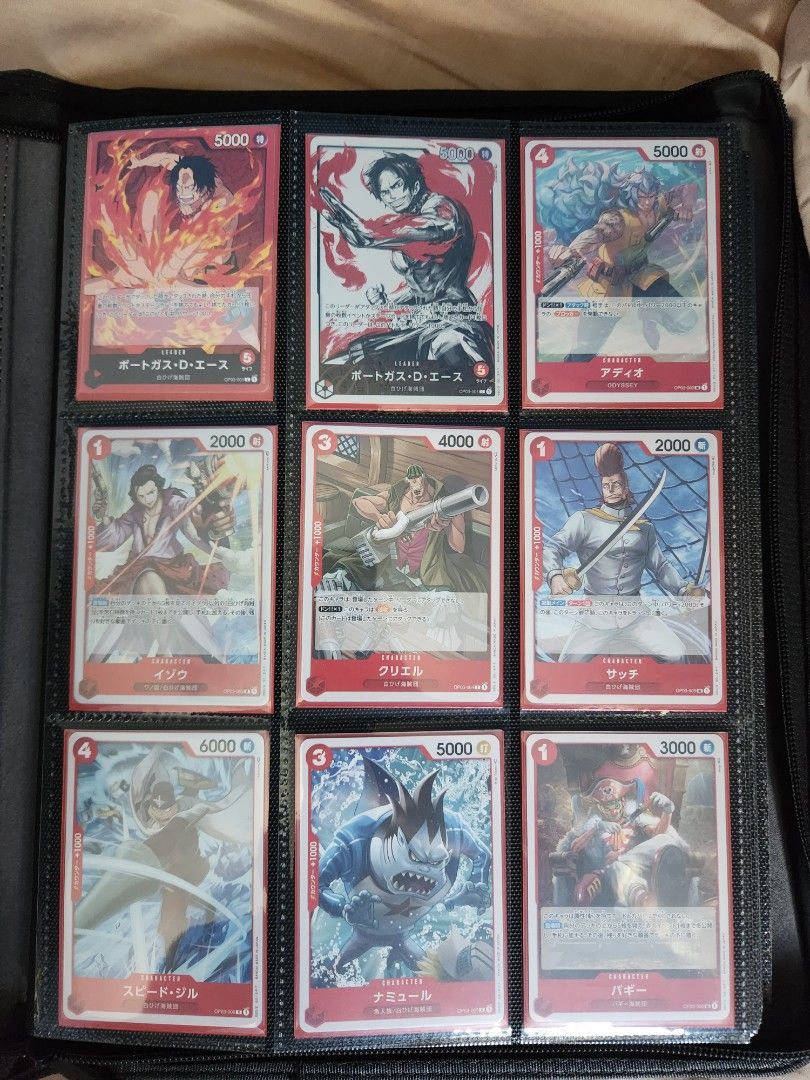 One piece tcg op03 master set no manga, Hobbies & Toys, Toys & Games on ...