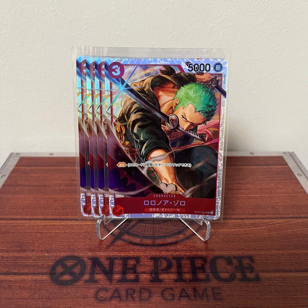[OPTCG] OP01-025 Roronoa Zoro (ST10 Alternate Art) Playset, Hobbies ...