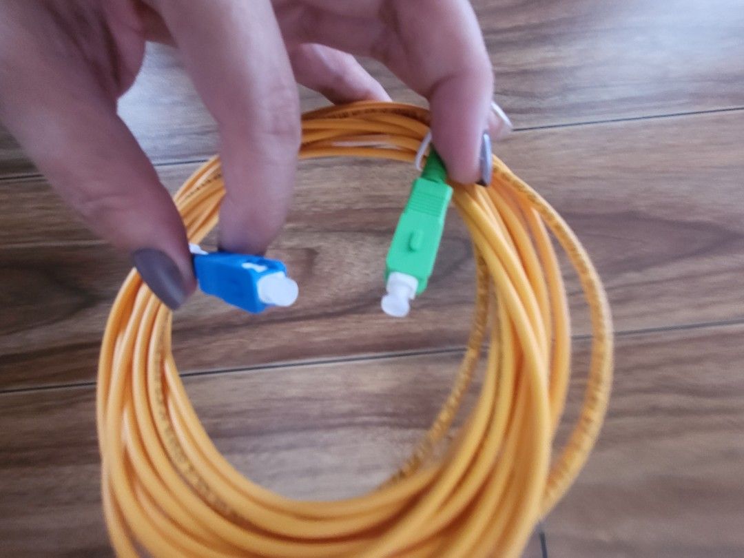 Optic Fiber Cable 5M Globe PLDT Converge, Computers & Tech, Parts ...