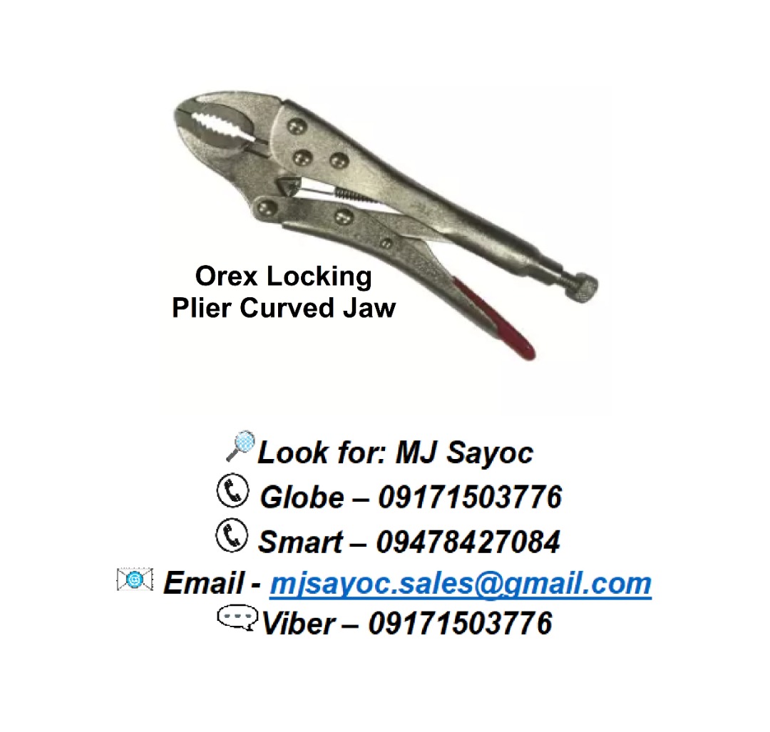 Orex Locking Plier Curved Jaw, Commercial & Industrial, Construction ...