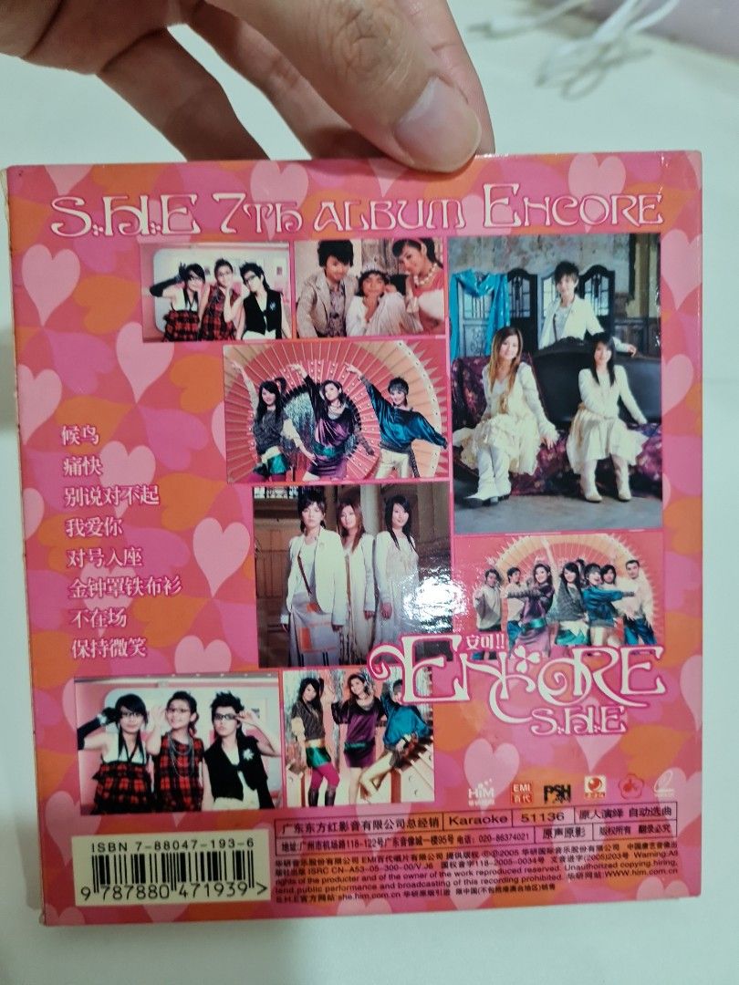 (Ori) S.H.E Encore, Hobbies & Toys, Music & Media, CDs & DVDs on Carousell