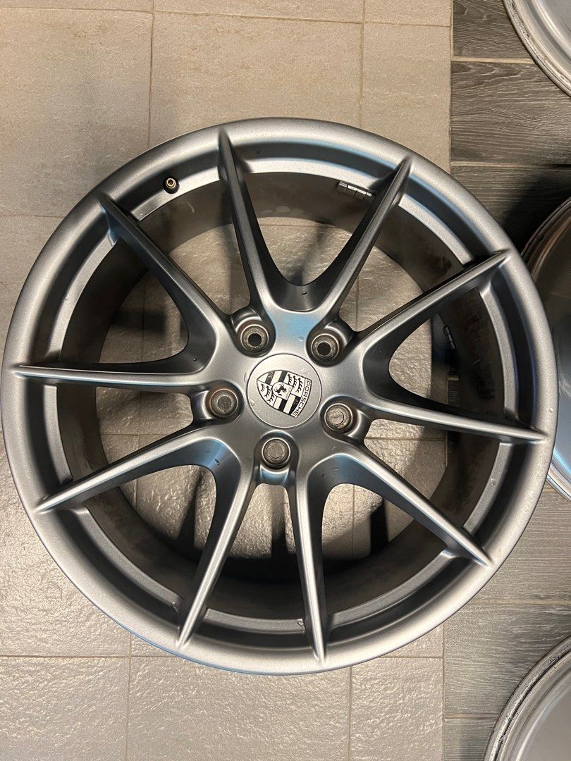 Original Porsche 911S 20” rims, Car Accessories, Tyres & Rims on Carousell