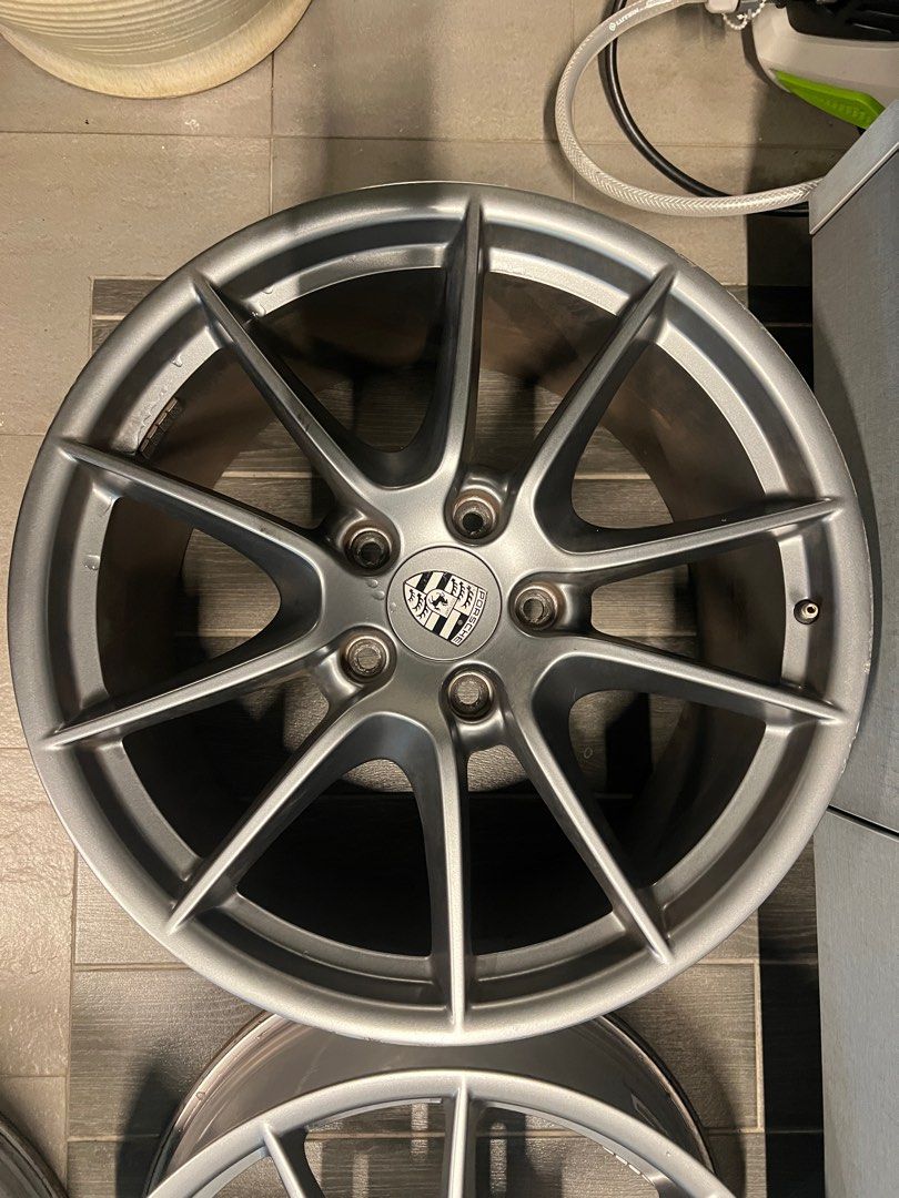 Original Porsche 911S 20” rims, Car Accessories, Tyres & Rims on Carousell