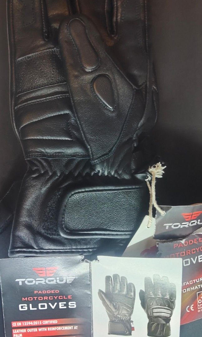 Original Torque Padded Motorcycle Racing Gloves, Motorbikes, Motorbike ...