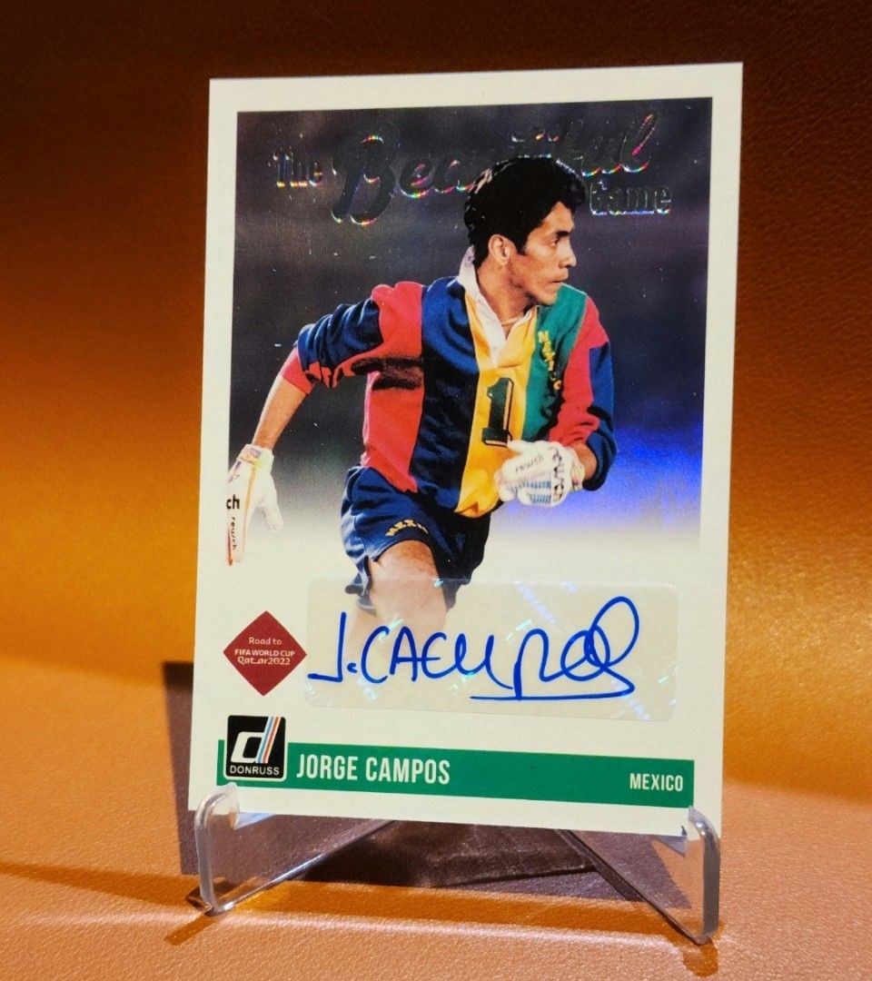 Panini Soccer Jorge Campos Aito, Hobbies & Toys, Toys & Games on Carousell