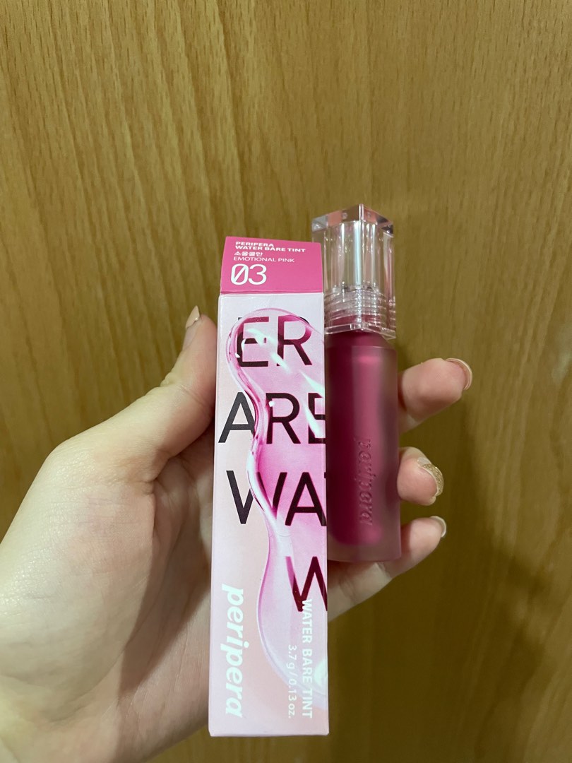 Peripera Water Bare Tint 03 Emotional Pink, Beauty & Personal Care, Face, Makeup on Carousell