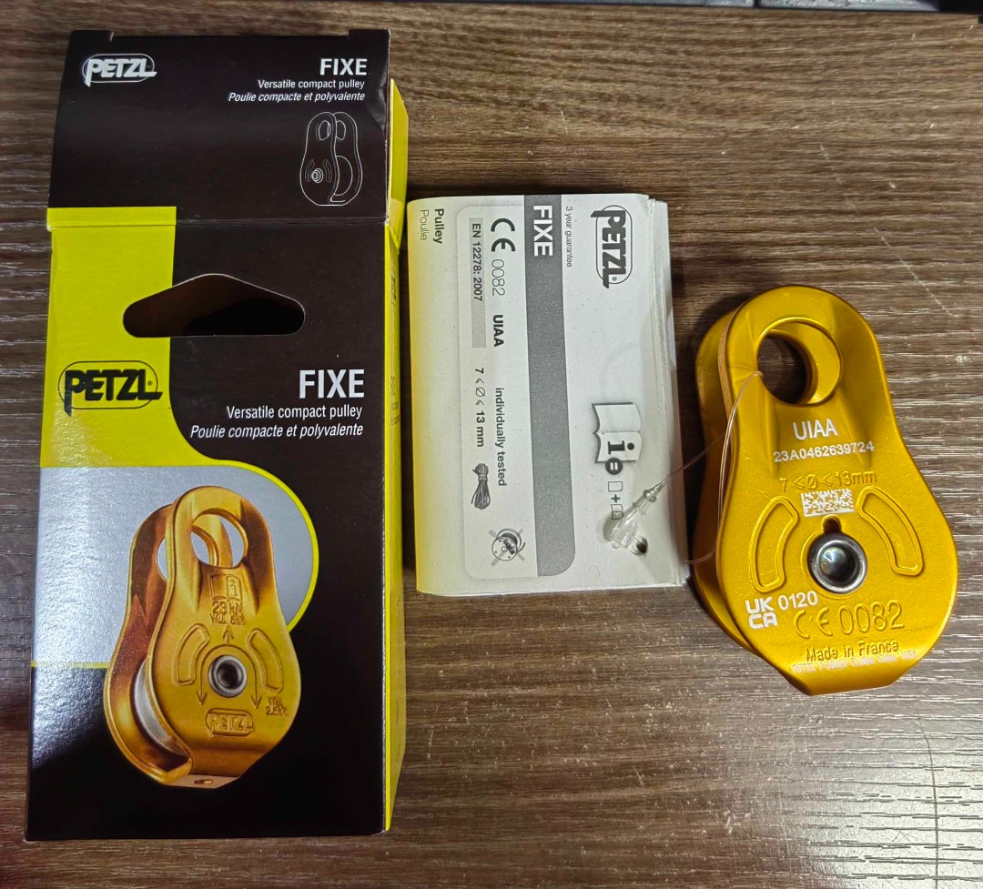 Petzl FIXE Single Pulley, Sports Equipment, Hiking & Camping on Carousell