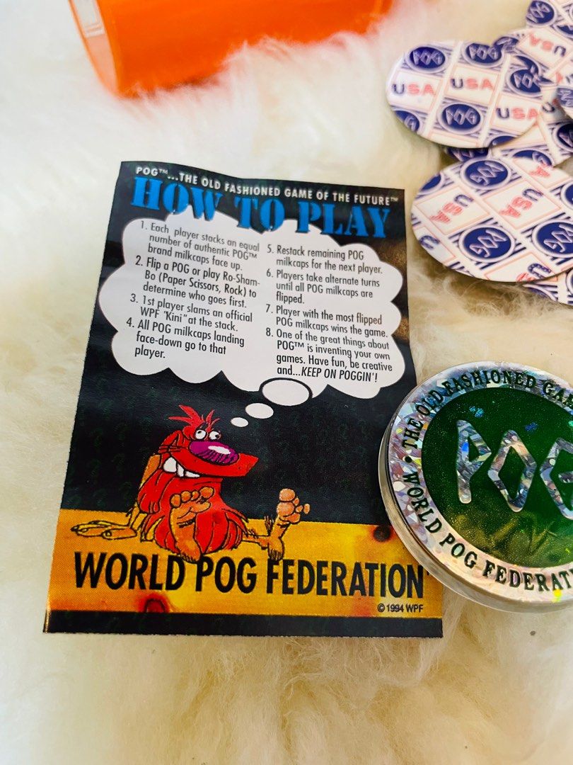 Pogs original complete set , Hobbies & Toys, Toys & Games on Carousell