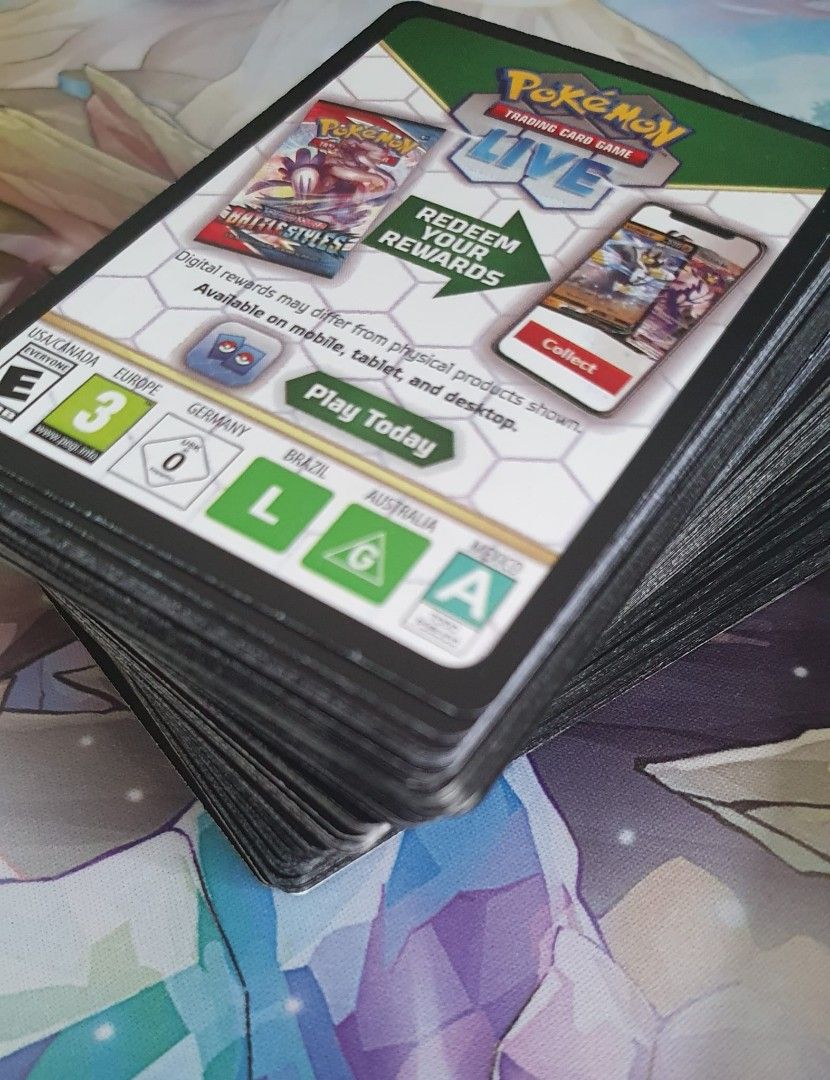 Pokemon online TCG code cards obsidian flame, Video Gaming, Gaming ...