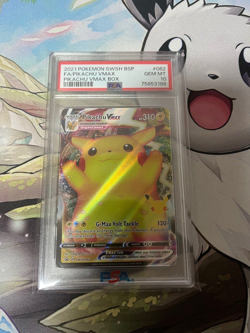 Pokemon PSA 10 Pikachu Vmax Celebrations, Hobbies & Toys, Toys & Games ...