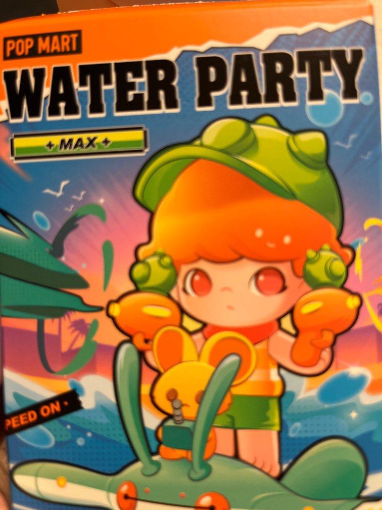 Popmart water party labubu, Hobbies & Toys, Toys & Games on Carousell