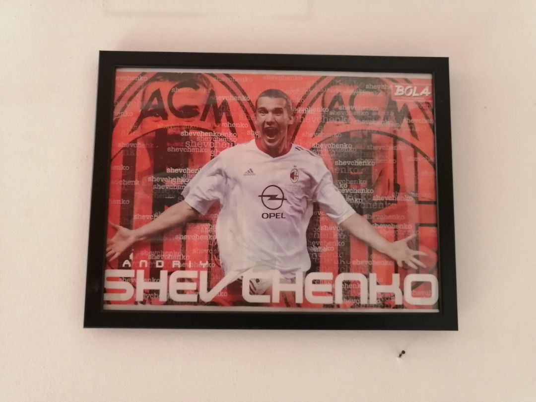 Poster Andriy Shevchenko, Antik, Pajangan di Carousell