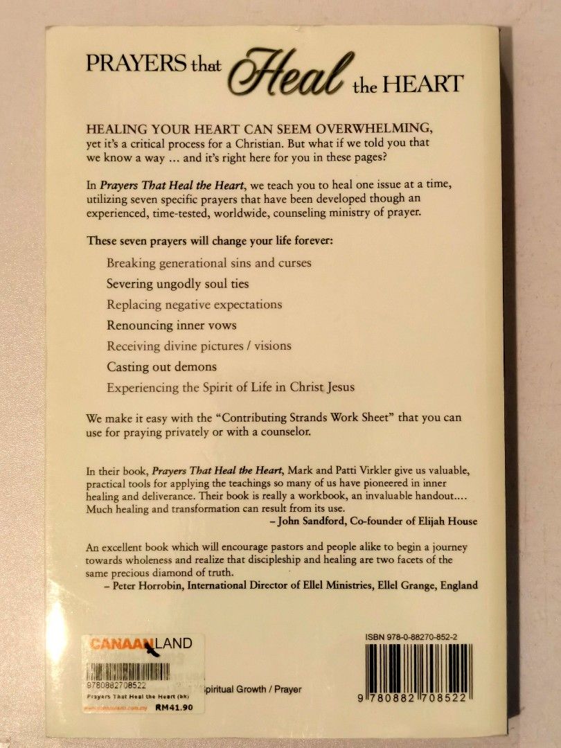 Prayers that heal the heart Prayer counselling that breaks every yoke ...