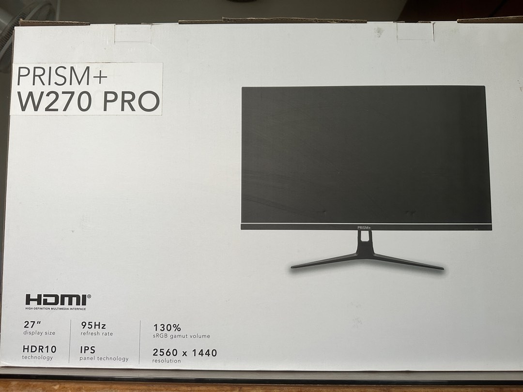 Prism+ w270 pro, Computers & Tech, Parts & Accessories, Monitor Screens ...