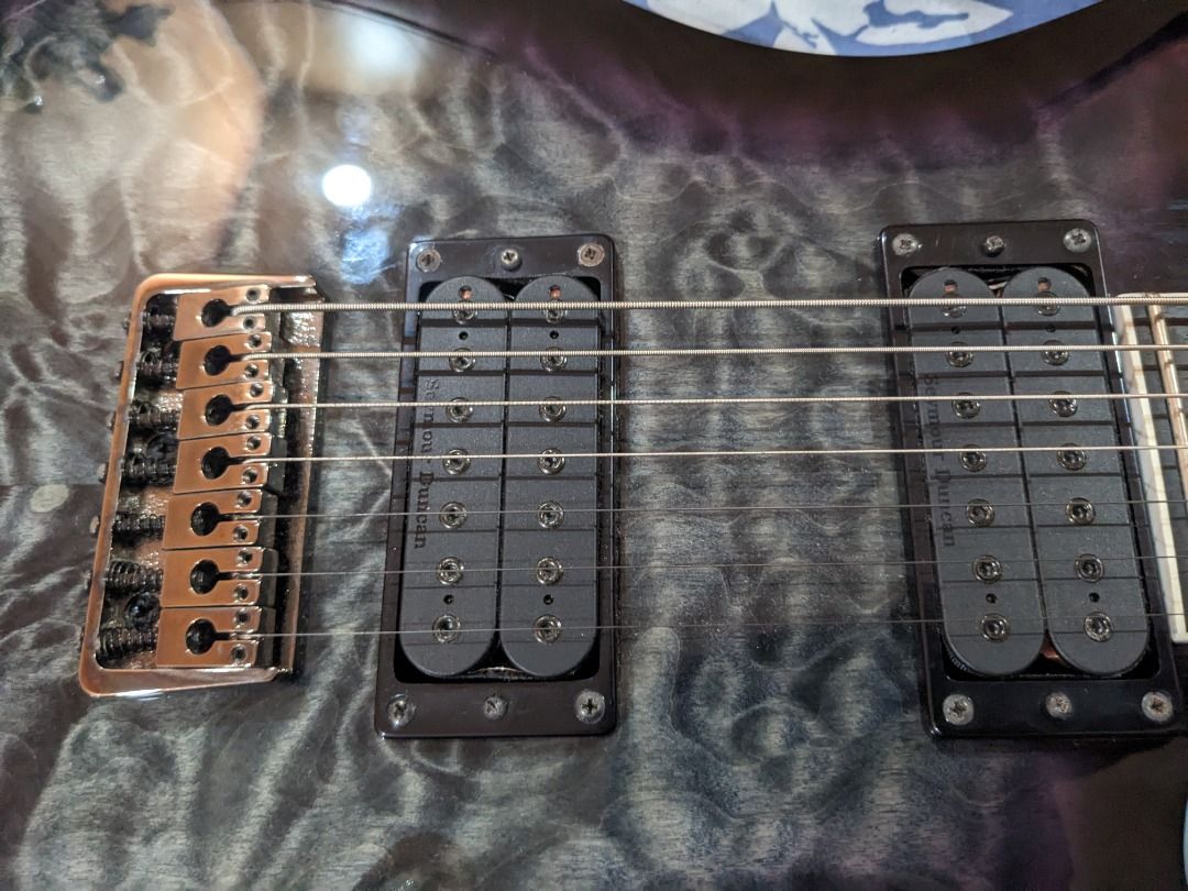 Prs mark holcomb 7 string guitar holcomb burst, Hobbies & Toys, Music ...