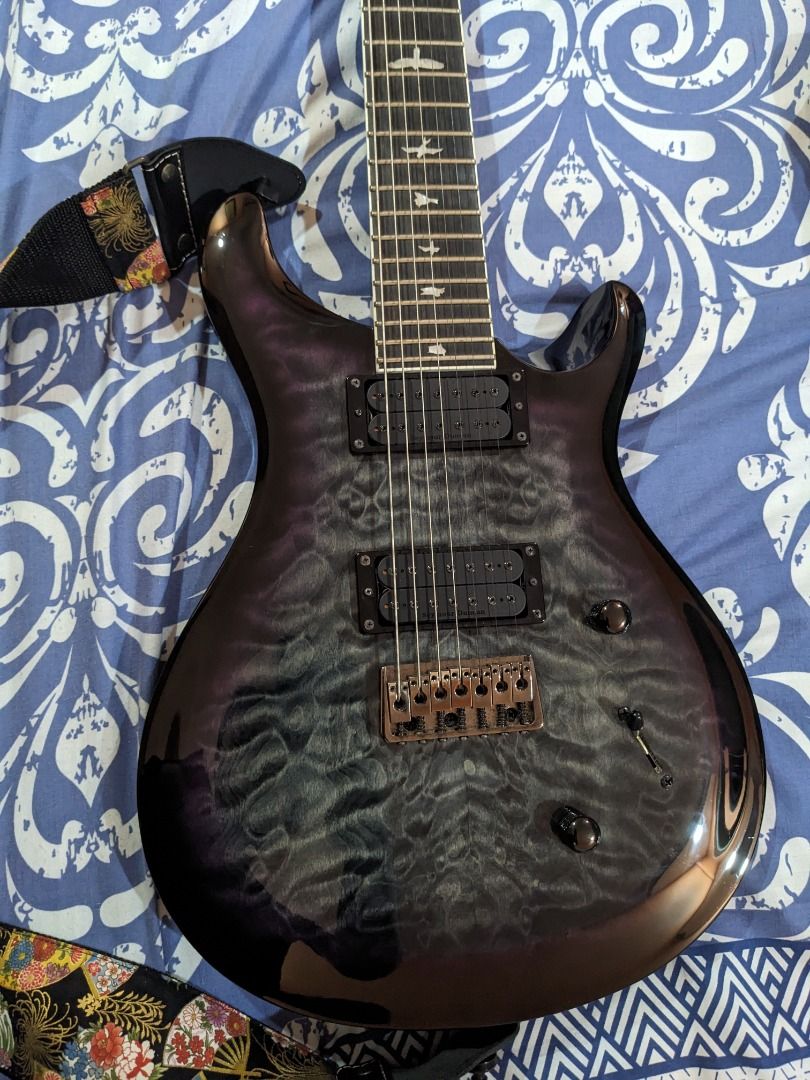 Prs mark holcomb 7 string guitar holcomb burst, Hobbies & Toys, Music ...