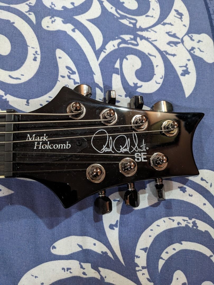 Prs mark holcomb 7 string guitar holcomb burst, Hobbies & Toys, Music ...