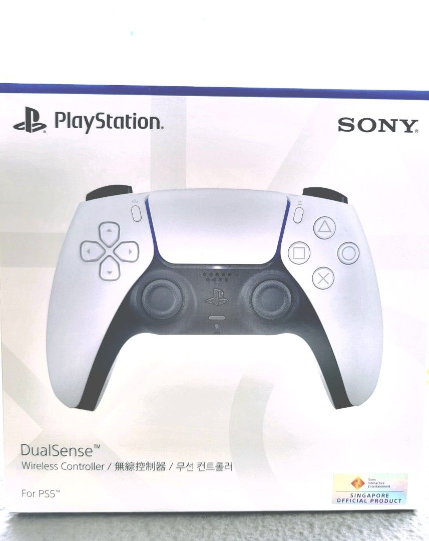PS5 Dualsense White, Video Gaming, Gaming Accessories, Controllers on Carousell