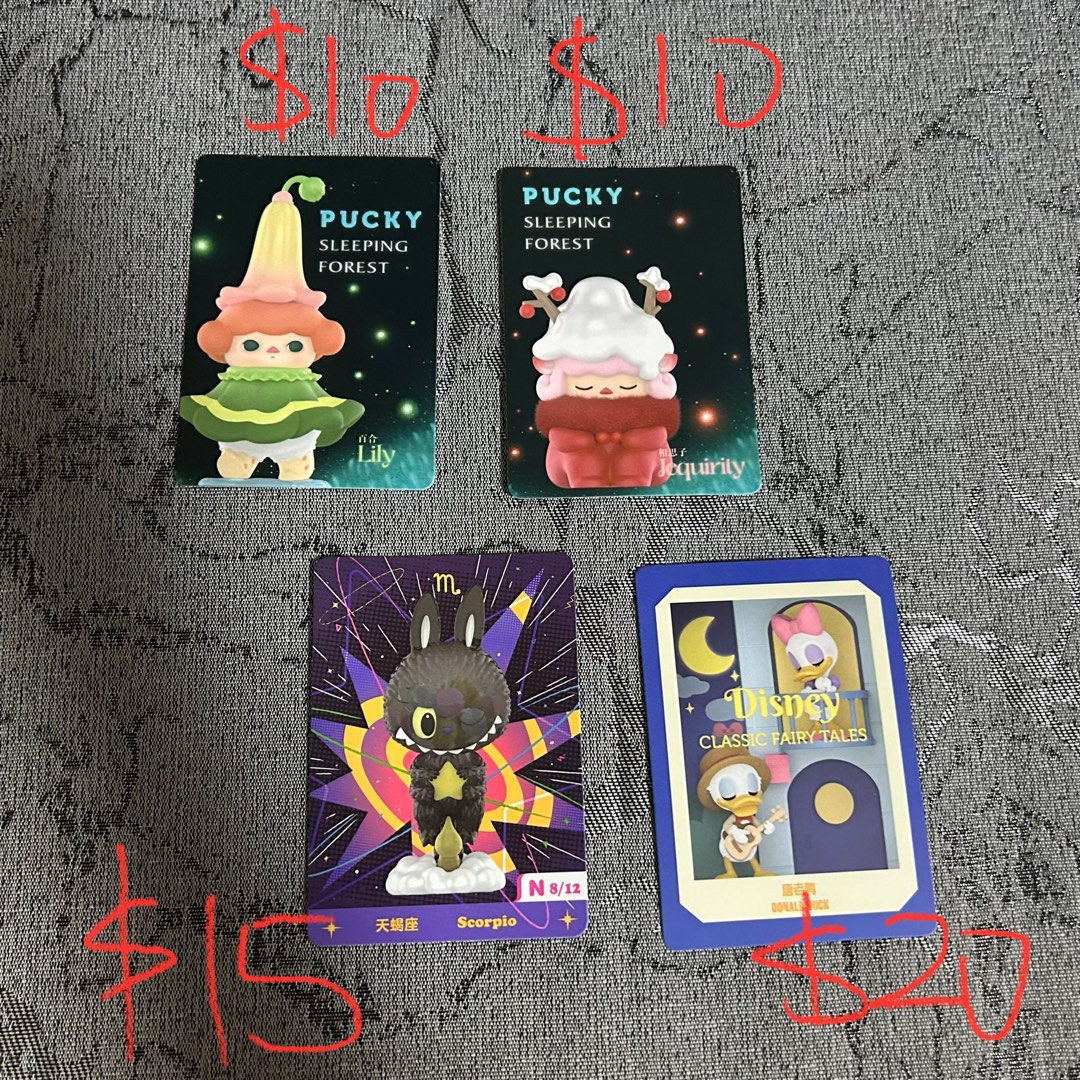 Pucky, Labubu, Disney Pop Mart Blind Box, Hobbies & Toys, Toys & Games ...