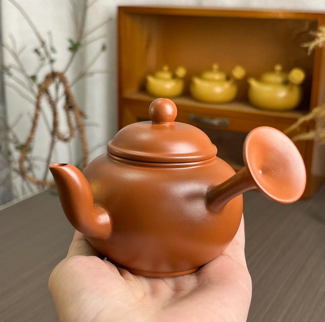 Purple Clay Teapot Chaozhou Hand Pulled Teapot 150cc, Furniture & Home ...
