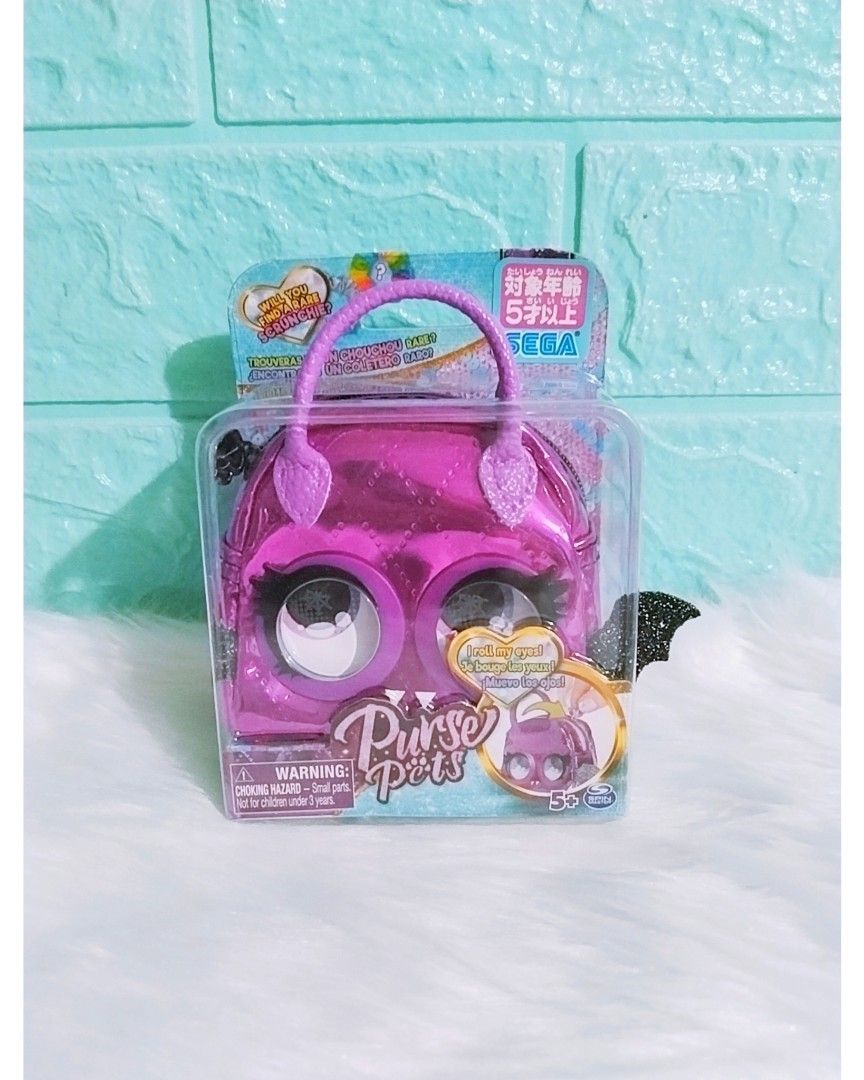 Purse Pets Micros Baddie Bat with Eye Roll Feature, Babies & Kids ...