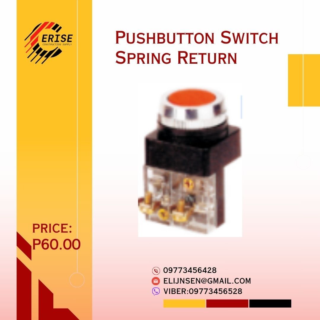 PUSHBUTTON SWITCH SPRING RETURN, Commercial & Industrial, Construction ...